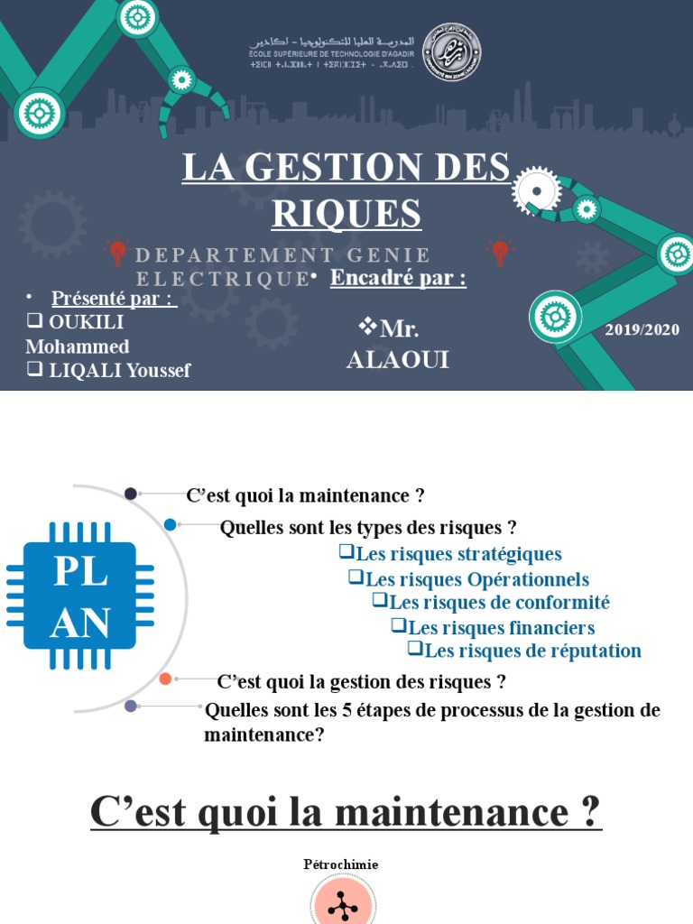 Presentation - Gestion Des Risques | PDF | Risque | Gestion des risques