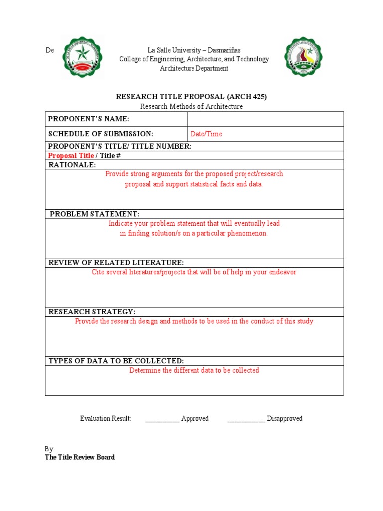 Architecture Research Proposal Guide | PDF | Art | Computers