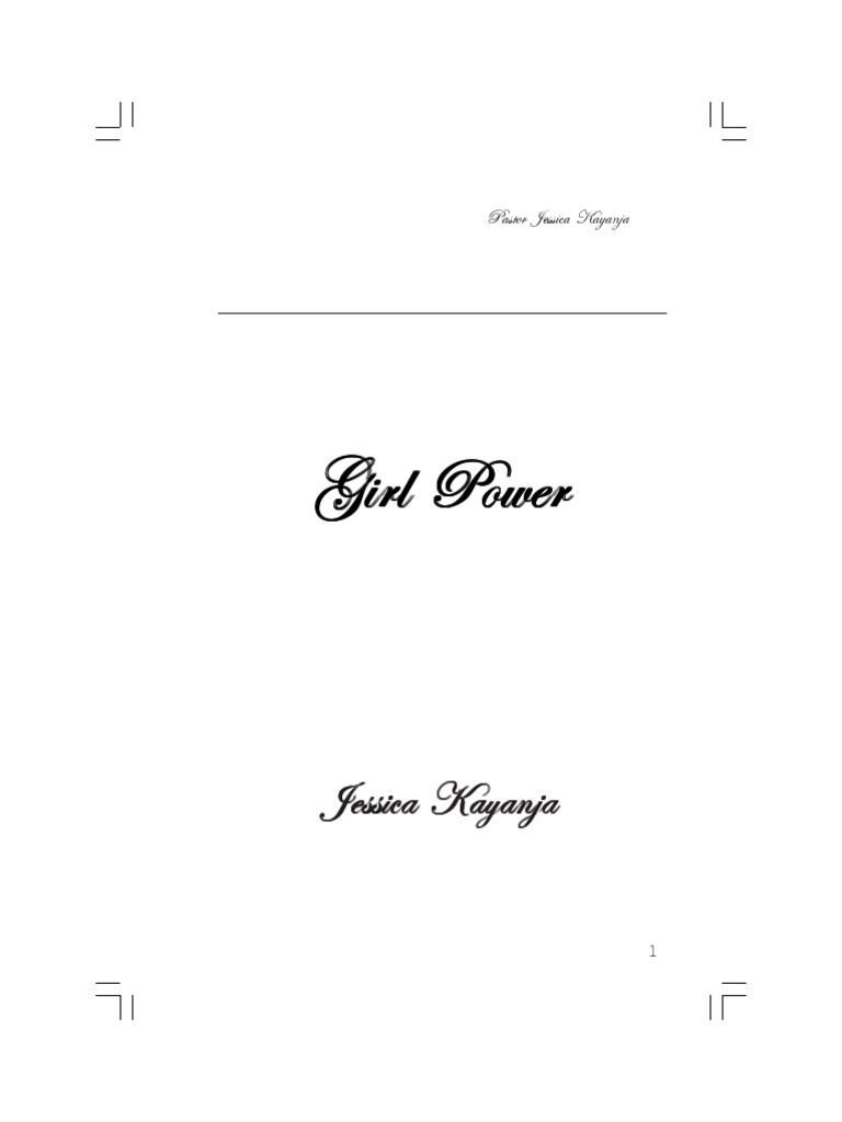 GIRL POWER Book PDF | PDF | Christian Views On Marriage | Prayer
