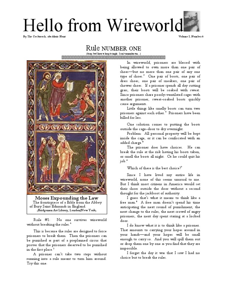 Rule Number One | Download Free PDF | Prison