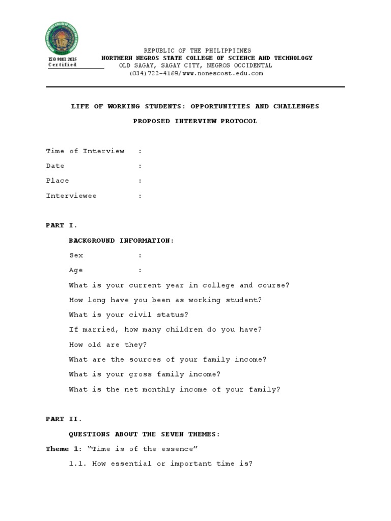 Life of Working Students: Opportunities and Challenges Proposed ...