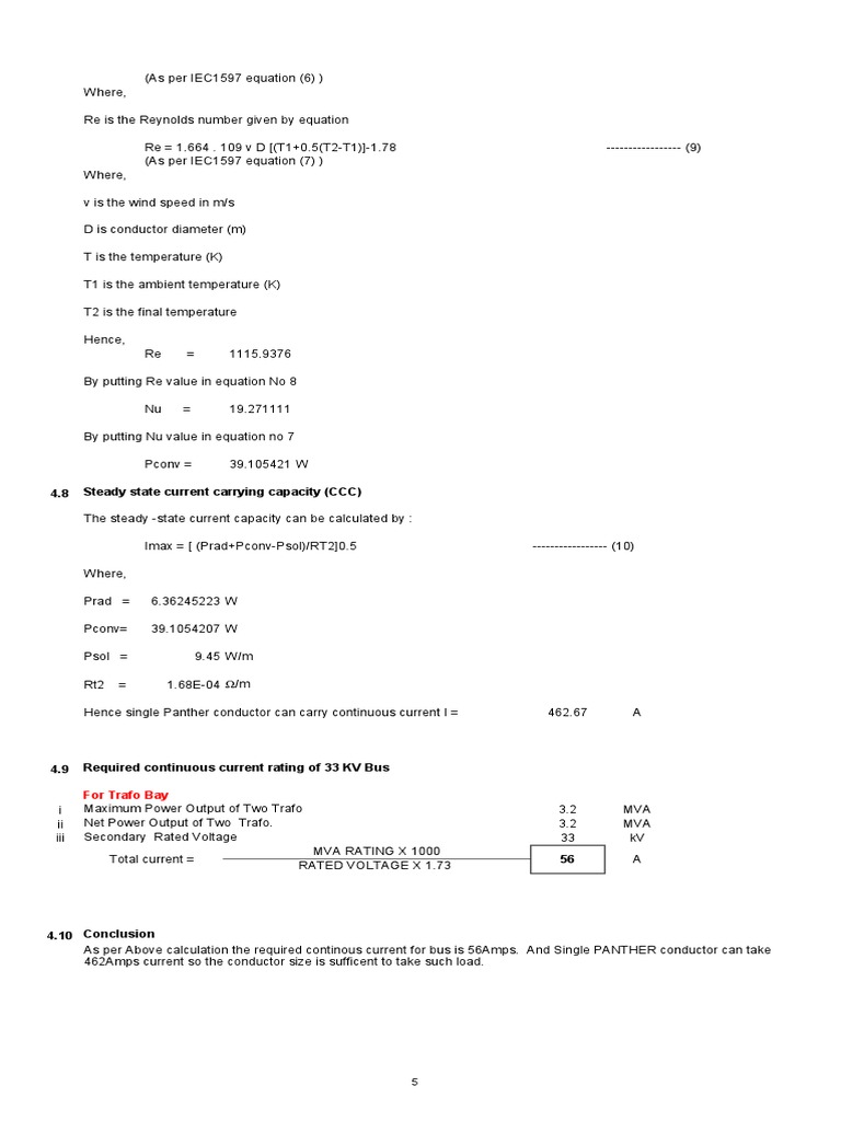 Conductor Sizing Iec Pdf Electrical Resistivity And Conductivity