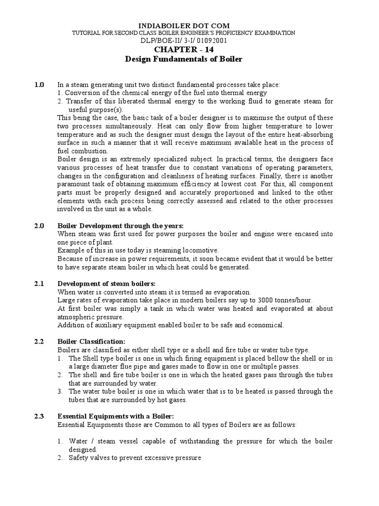 Boiler Design Fundamentals for Engineers | PDF | Boiler | Furnace