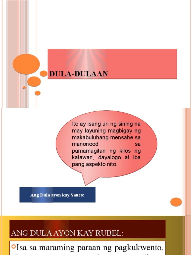 Dula Dulaan | PDF
