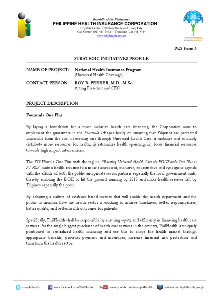Philippine Health Insurance Corporation | PDF | Health Care | Business