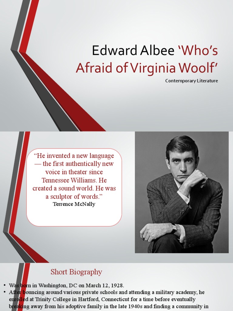 Edward Albee Who's Afraid of Virginia Woolf | PDF