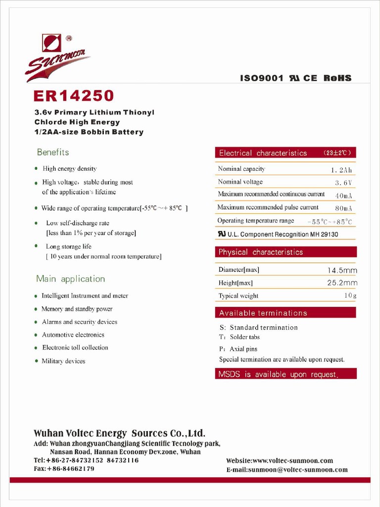 ER14250 | PDF