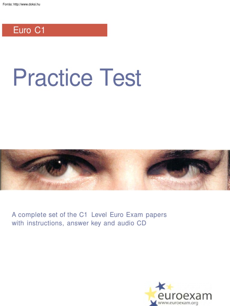 Euroexam Practice Test, C1 (2008, 65 Oldal) | PDF | Shorthand ...