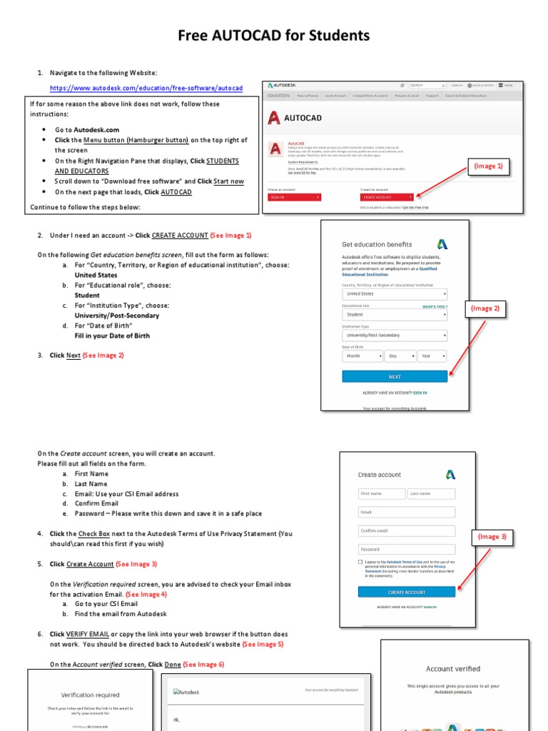 How to Download FREE AutoCAD for Students | PDF | Auto Cad | Autodesk