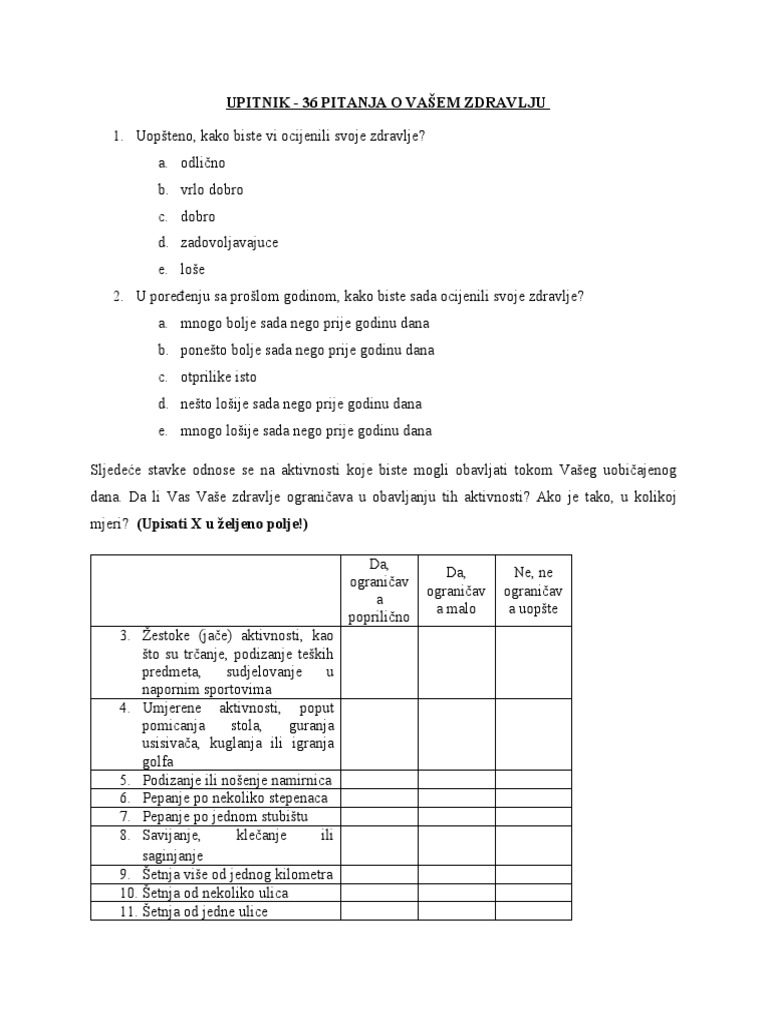UPITNIK | PDF