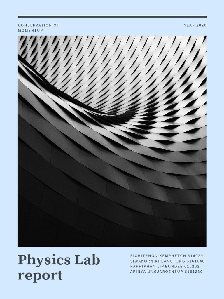 Physics Lab: Conservation of Momentum Y E A R 2 0 2 0 | PDF | Collision ...