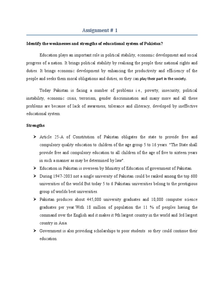 Education Plays An Important Role in Political Stability | PDF ...