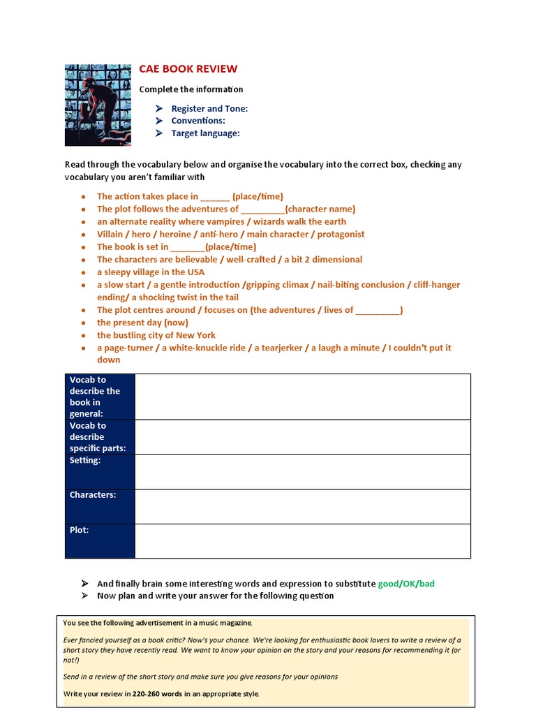 Cae Book Review: Register and Tone: Conventions: Target Language | PDF