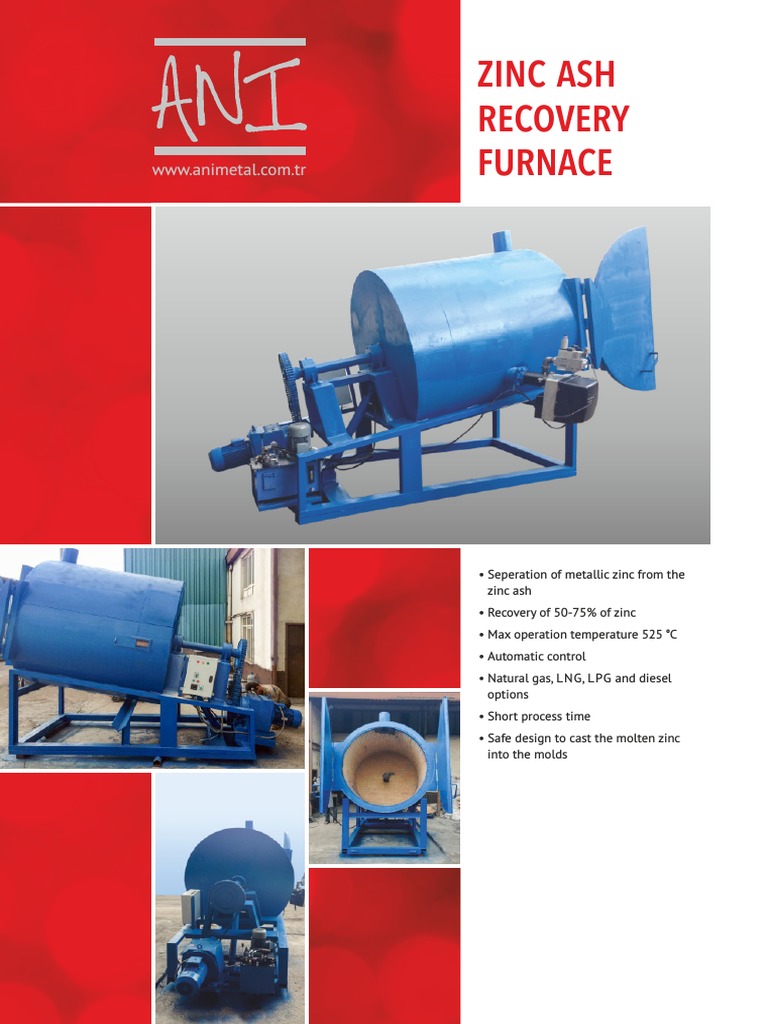ANI Metal Zinc Ash Recovery Furnace | PDF