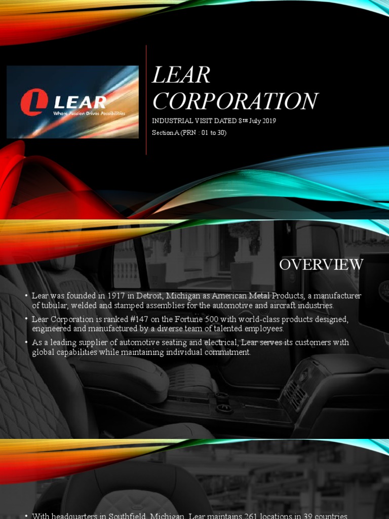 Lear Corporation | PDF | Economies | Business