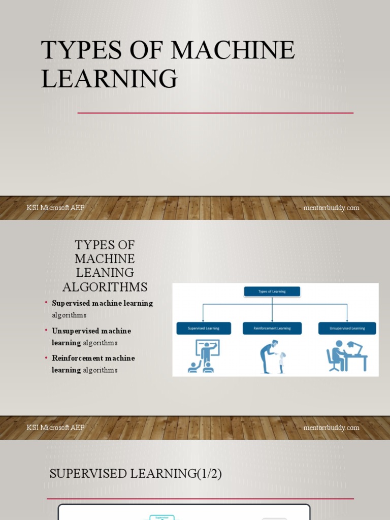 Types of ML | PDF