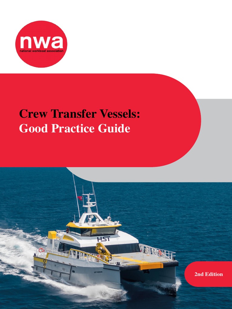Crew Transfer Vessels:: Good Practice Guide | PDF | Navigation | Safety