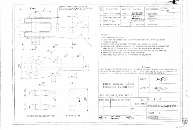 TI-DRG-OHE-FTGFE-RDSO-00001-00-1 (18mm Single Clevis Assembly Modifiesd ...