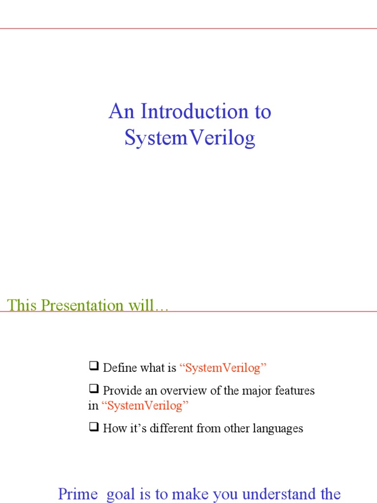 Systemverilog Veriflcation Pdf Class Computer Programming Inheritance Object Oriented