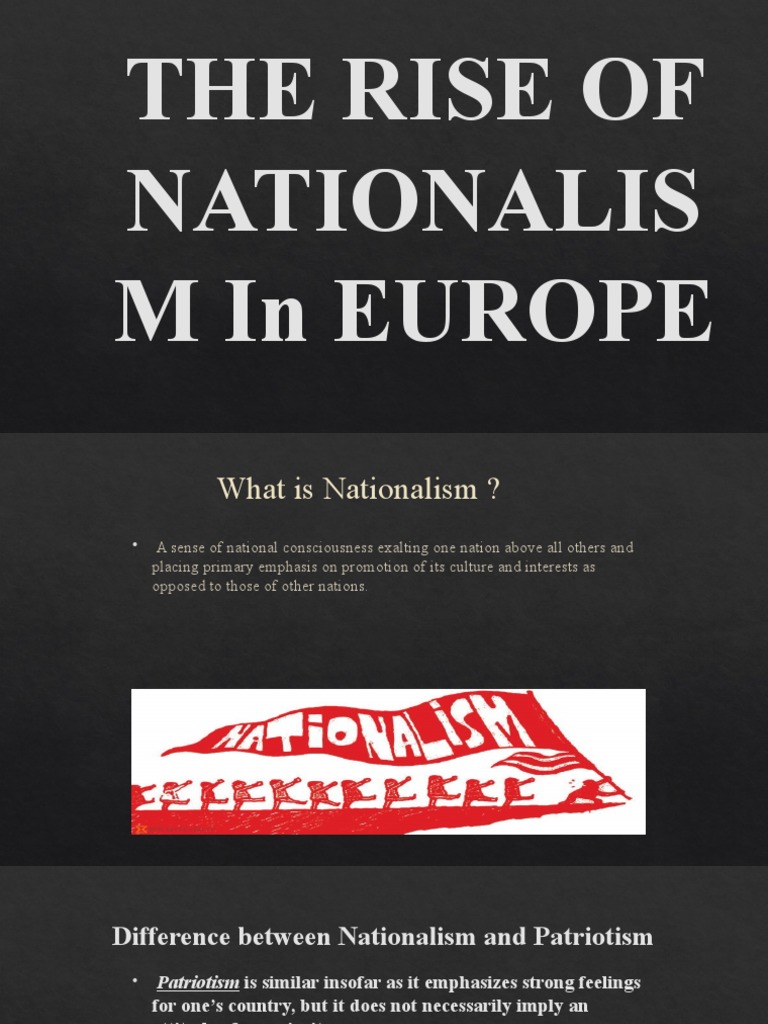 The Rise of Nationalism in Europe 1 | PDF | First French Empire ...