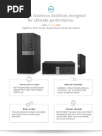Dell Optiplex 3000 Desktop Specification | PDF