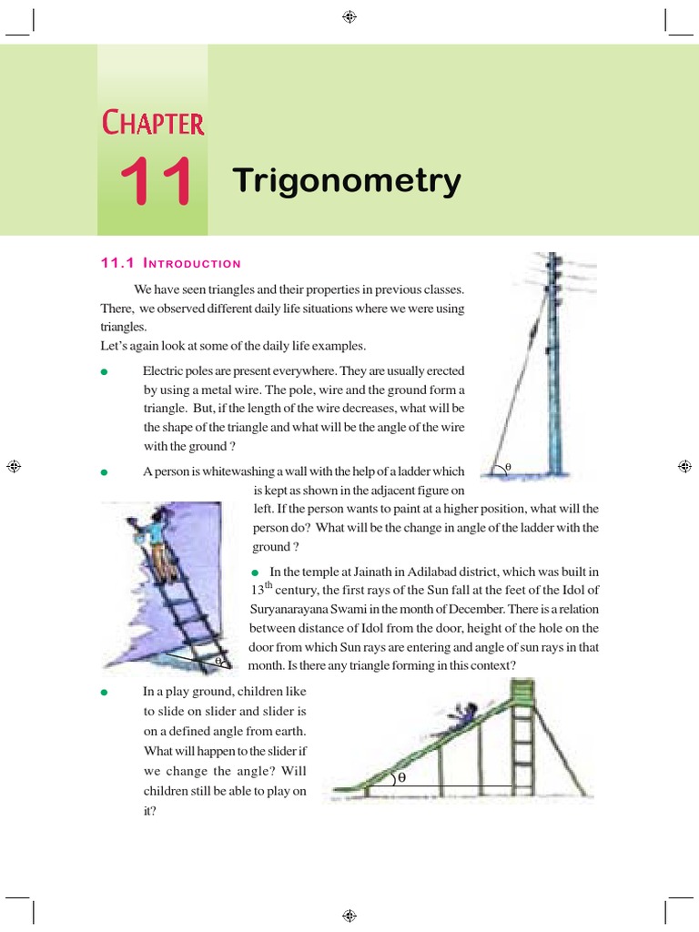 Real-Life Triangle Applications | PDF | Trigonometry | Trigonometric ...