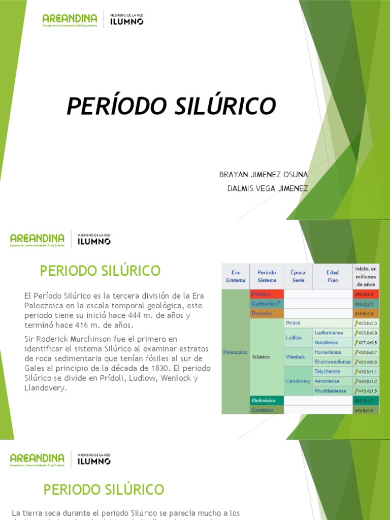 Periodo Silurico | PDF | Geología | Estratigrafía