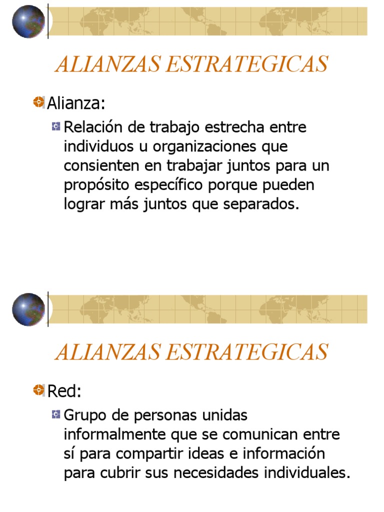Alianzas Estrategicas | PDF | Mercado (economía) | Beneficio (economía)