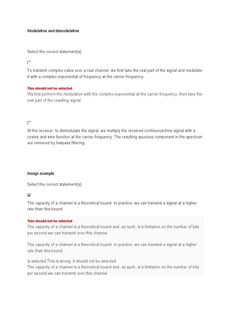 Modulation and Demodulation | PDF | Orthogonal Frequency Division Multiplexing | Modulation