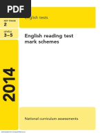 2024 Key Stage 2 English Reading Test Marks | PDF