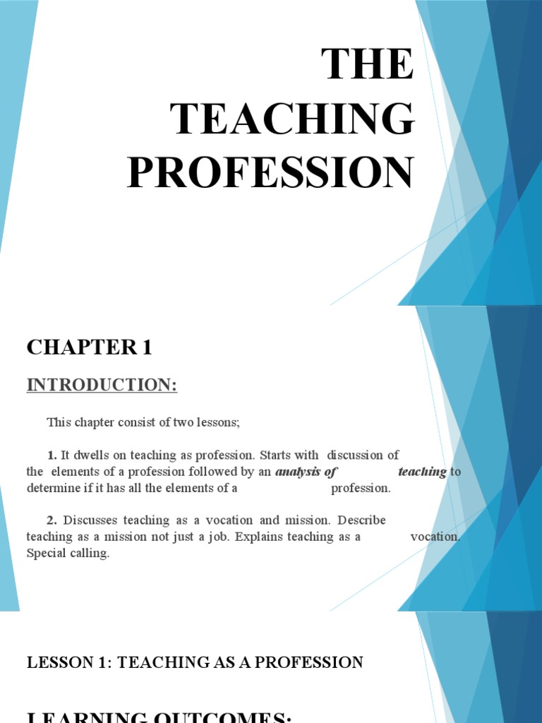 Professionalizing Teaching in the Philippines | PDF | Professional ...