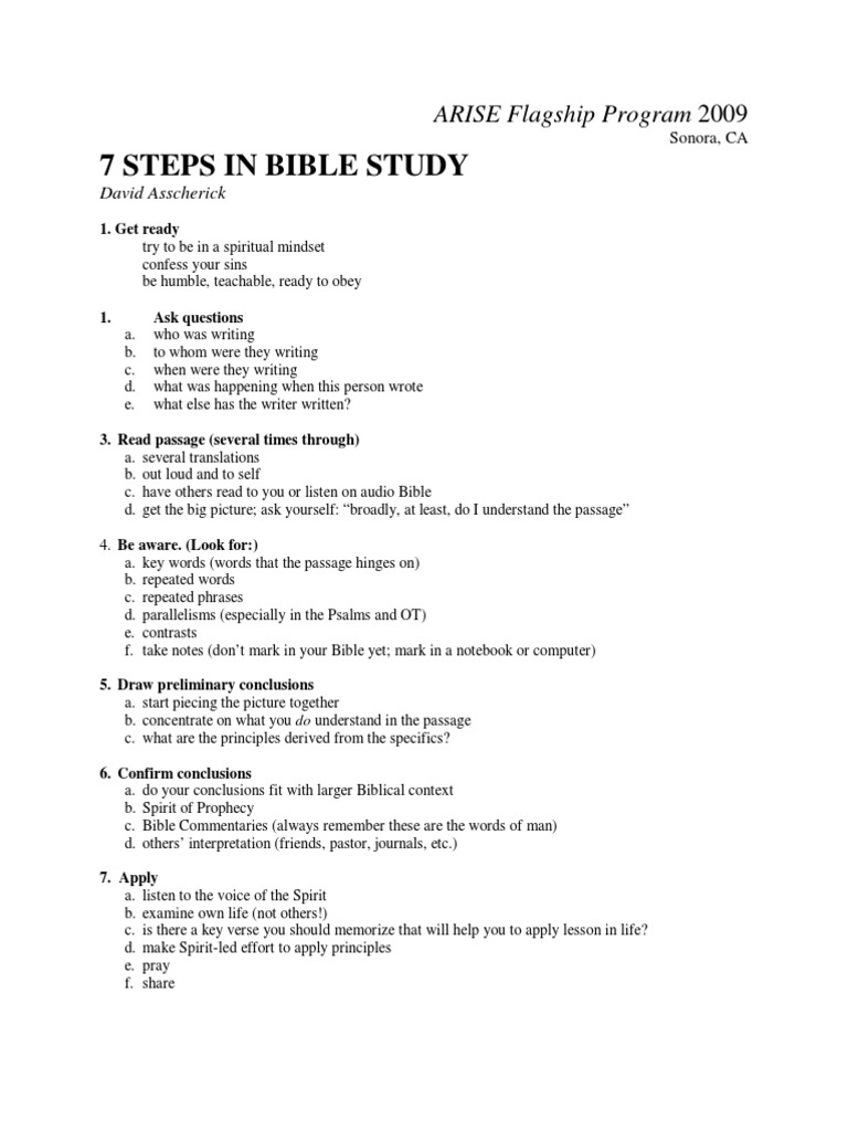How To Study The Bible - Handouts | Pronoun | Grammatical Gender