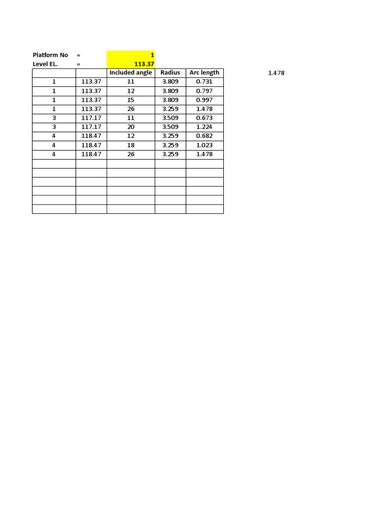 Arc Length Calculation | PDF | Angle | Geometric Objects