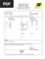 Wire Rope Test Certificate | PDF | Rope | Wire