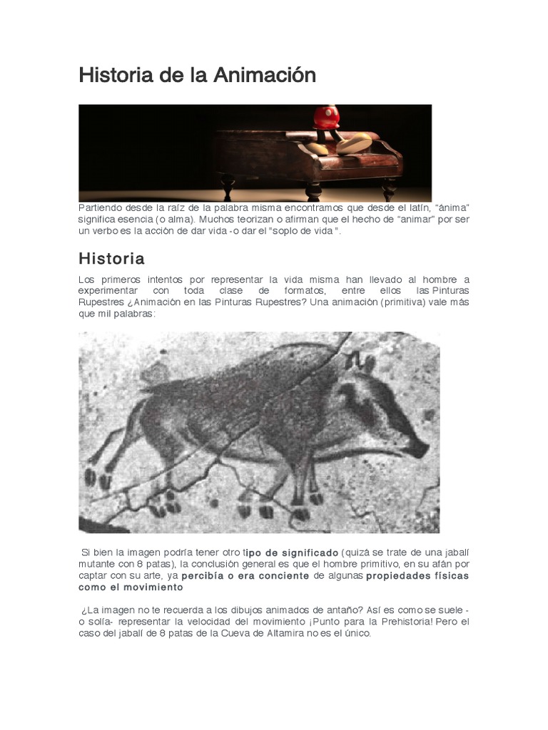 Historia de La Animación | PDF | Animación | Science