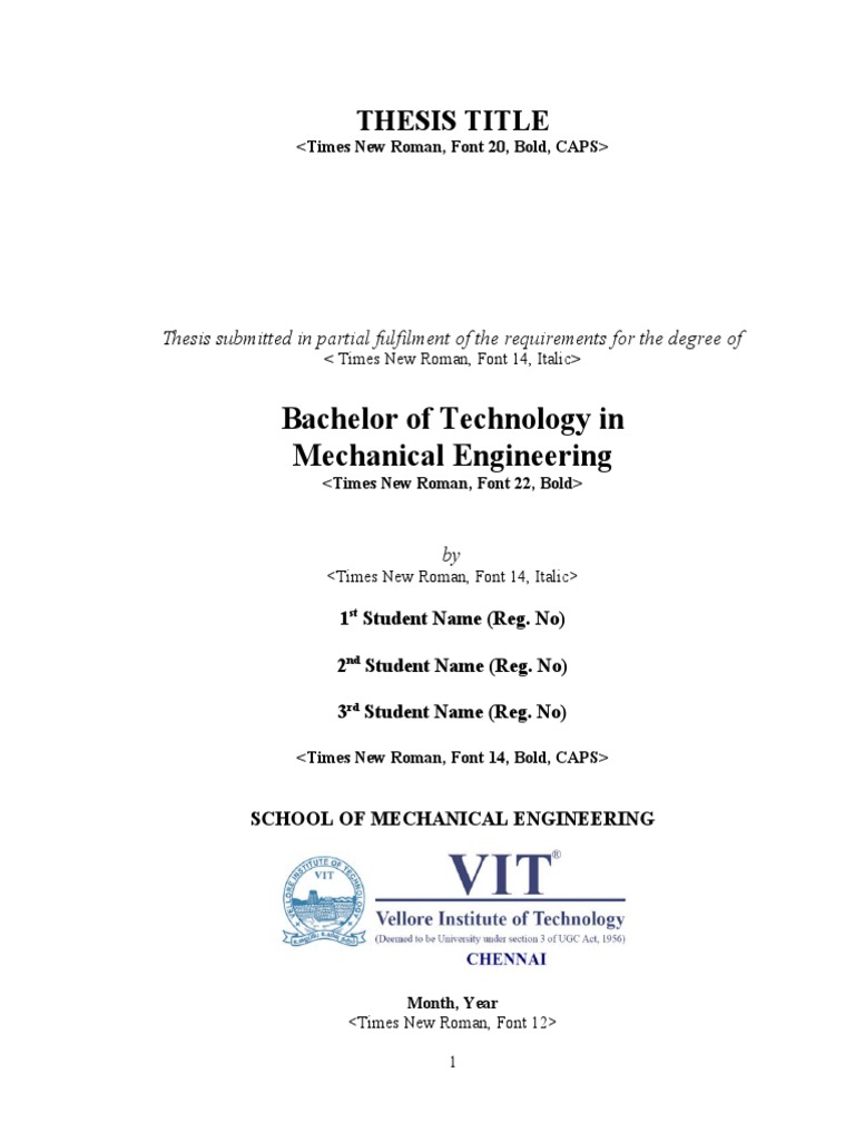 VIT Capstone Project Format | Download Free PDF | Literature Review ...