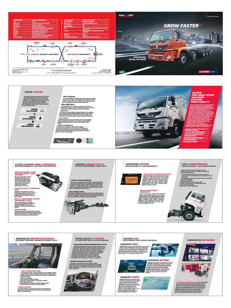 Eicher Pro 6041 | PDF | Truck | Engines