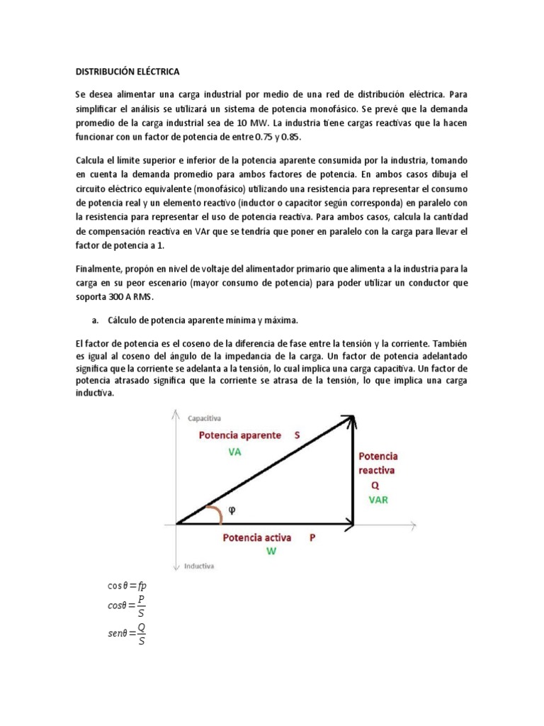Distribución Eléctrica | PDF | Energia electrica | Ingenieria Eléctrica