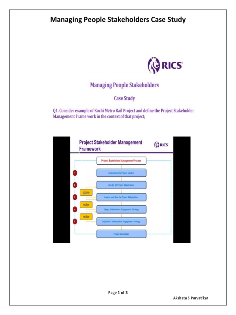 Managing People Stakeholders Case Study | PDF | Rapid Transit | Rail ...