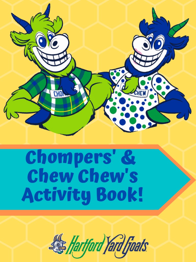 Chompers' & Chew Chew's Activity Book! | PDF
