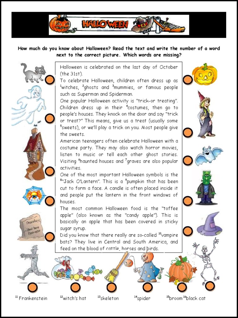 Eslprintables 2008108152035481384590 | PDF | Halloween | Candy