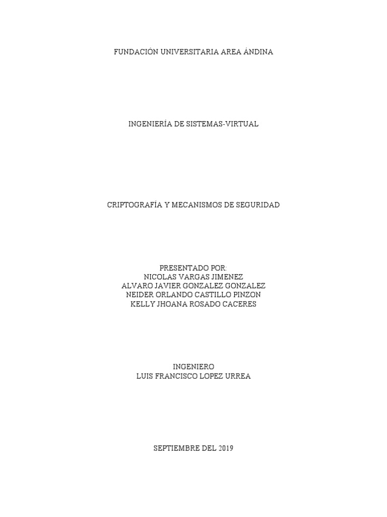 Eje 4 Criptografia Final | PDF | Cifrado | Criptografía