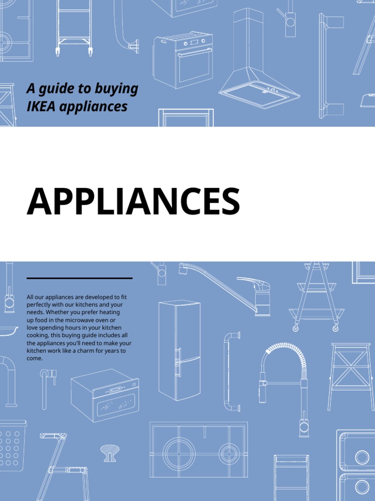 Appliances Buying Guide En Us Pdf Refrigerator Oven