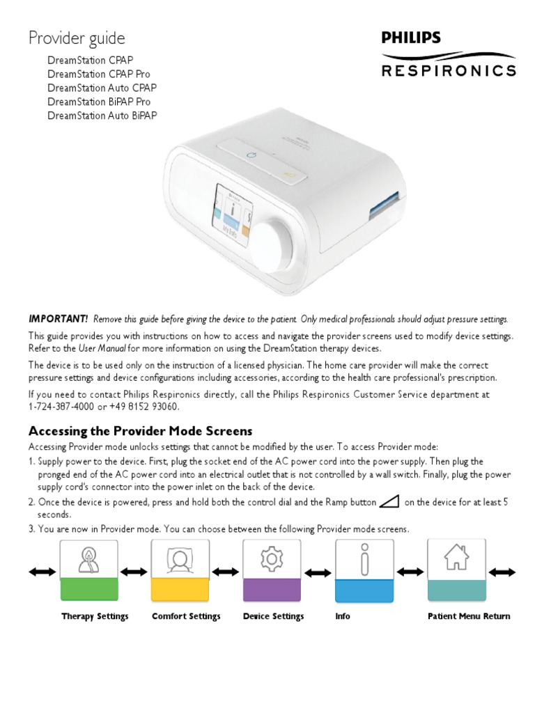 Respironics Dreamstation Cpap | PDF | Computing And Information Technology