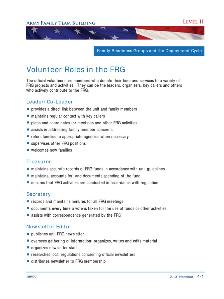 2.13 FRGs and Deployment HO4 | PDF | Government | Public Sphere