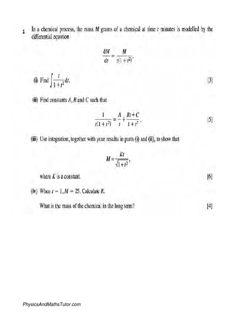Tree Growth and Fluid Dynamics Models | PDF | Differential Equations ...