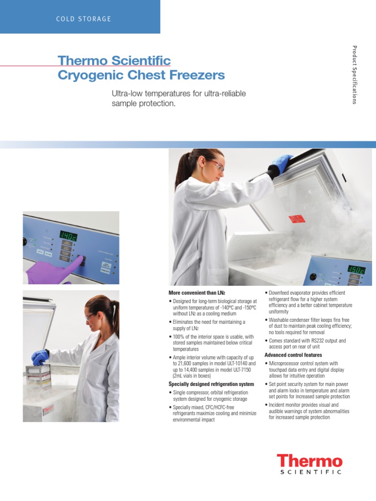 Thermo Scientific Cryogenic Chest Freezers: Ultra-Low Temperatures For ...