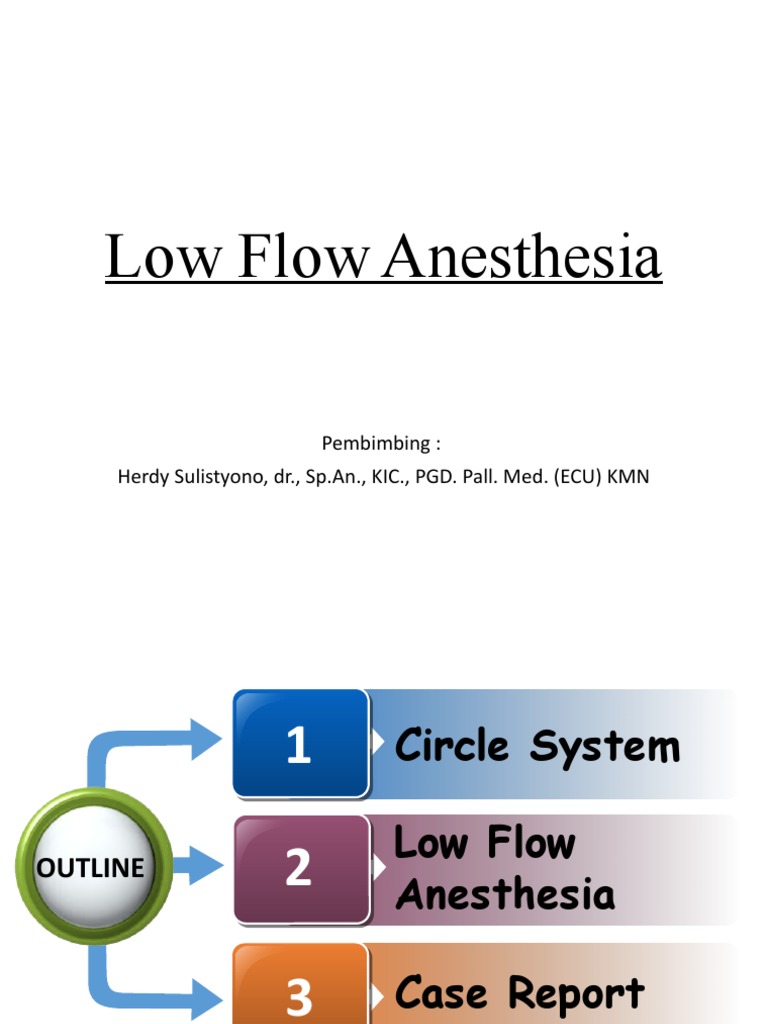 Low Flow Anesthesia Techniques Explained | PDF | Anesthesia | Nitrous Oxide