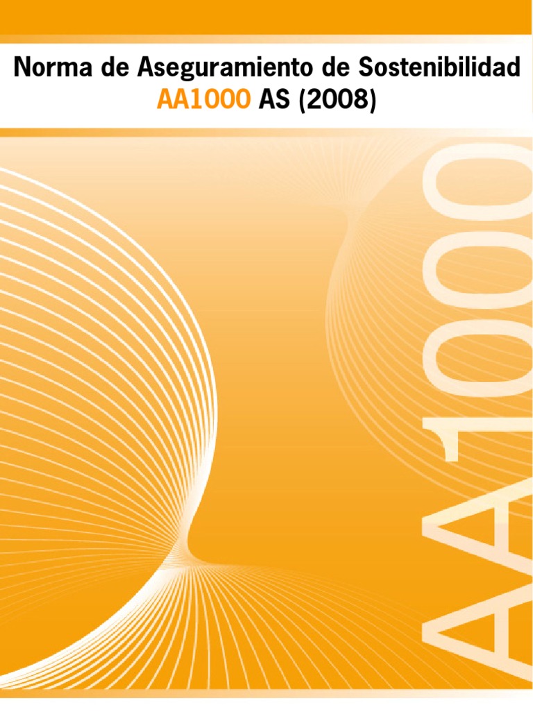 AA1000 Norma | PDF | Planificación | Sustentabilidad