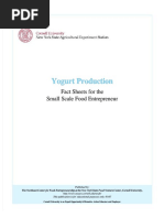 Yogurt Production Process Flow Diagram | PDF | Yogurt | Milk